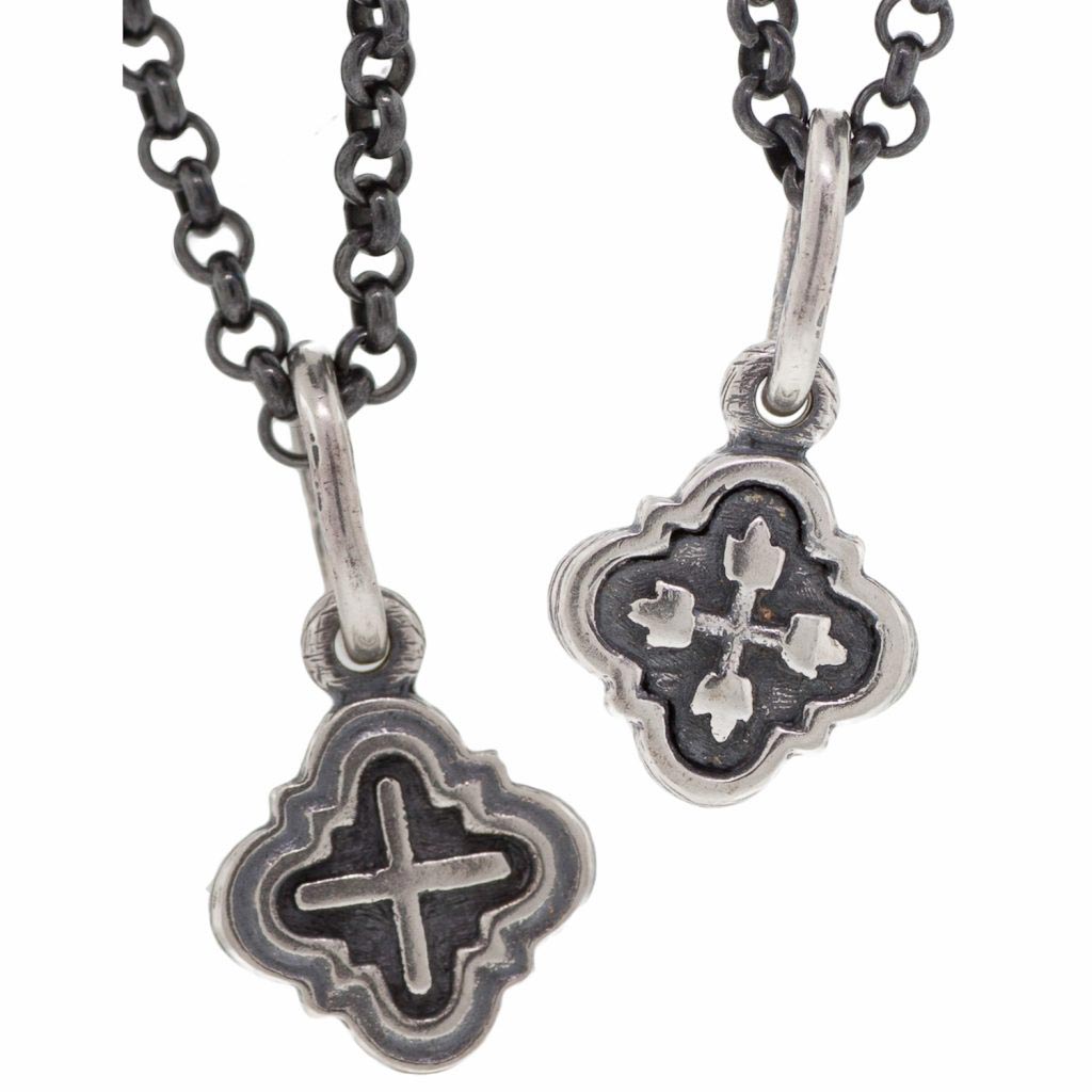 Baby Double Cross in Silver by Erica Molinari - NEWTWIST