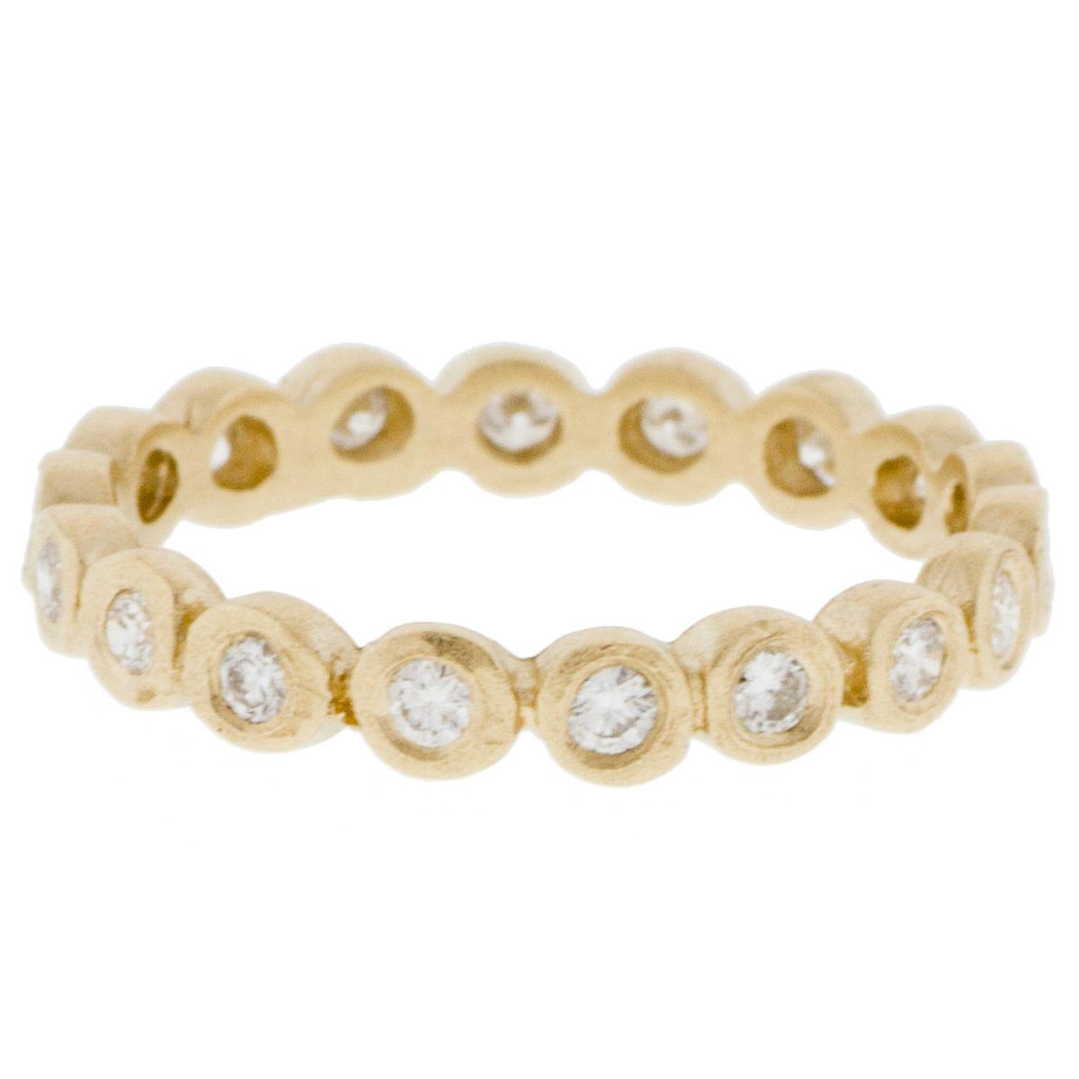 Large Diamond Eternity Ring by Victoria Cunningham - NEWTWIST