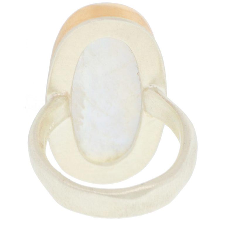 Oval Moonstone Ring by Jamie Joseph - NEWTWIST