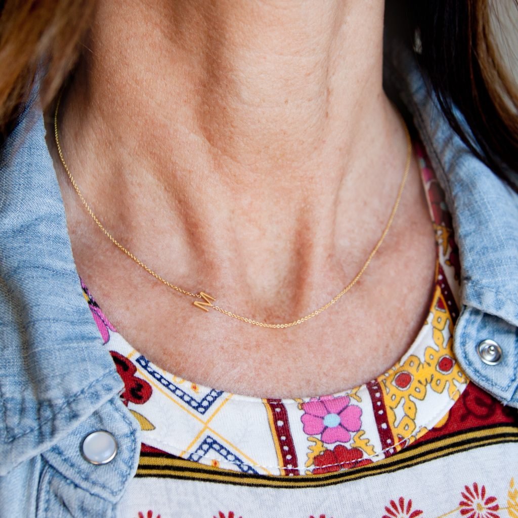 D necklace by Maya Brenner - NEWTWIST