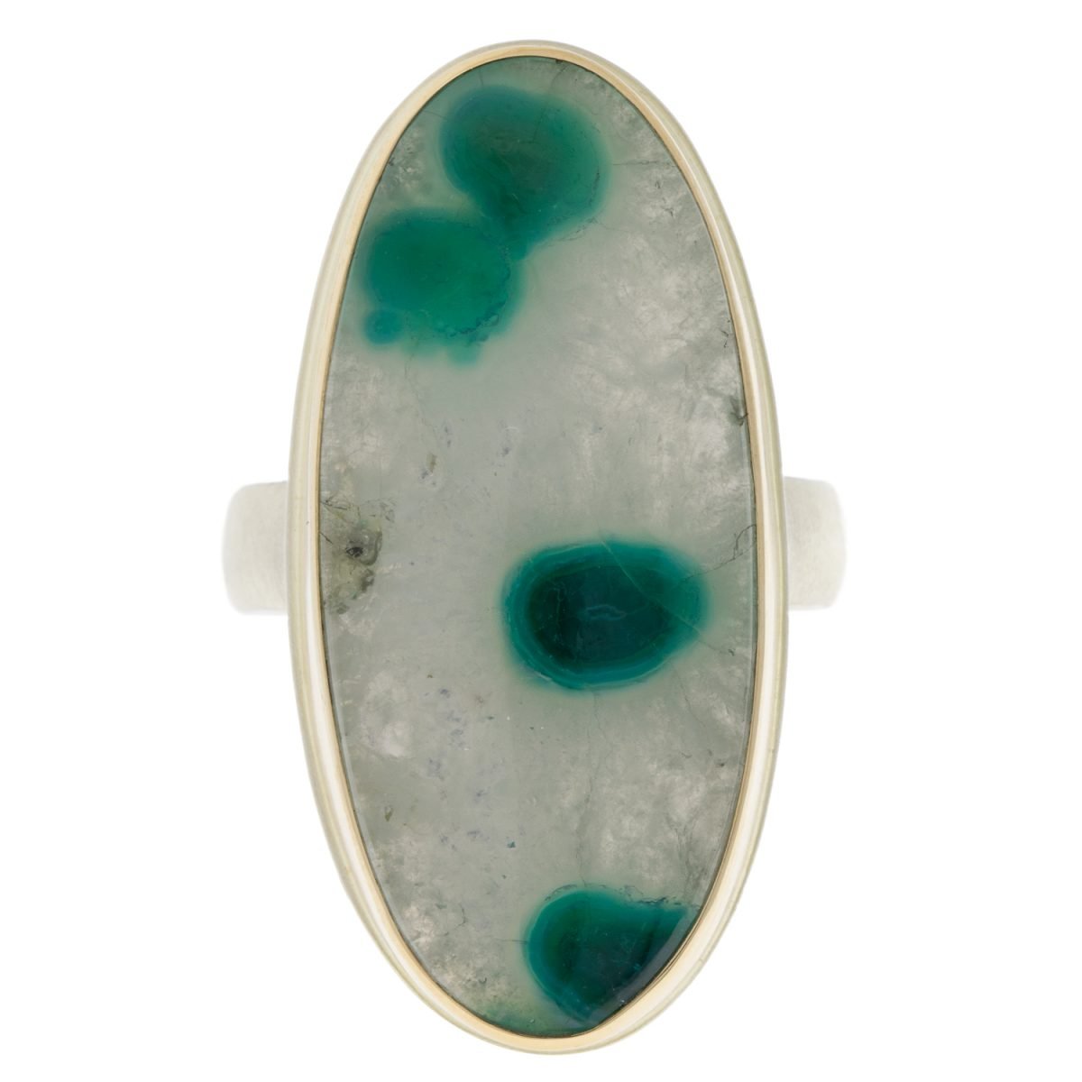 Chrysocolla with Stalactites ring by Jamie Joseph - NEWTWIST