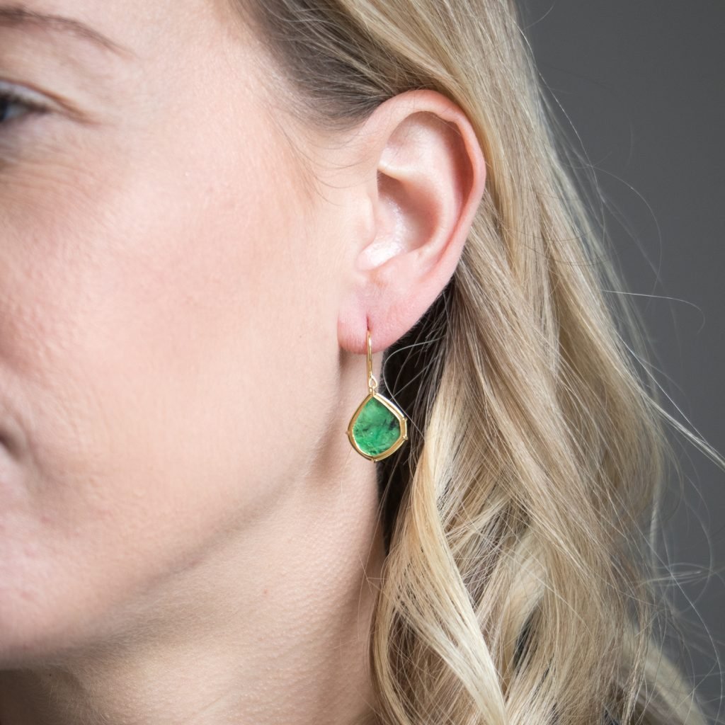 Emerald Drop Earrings by Tura Sugden - NEWTWIST