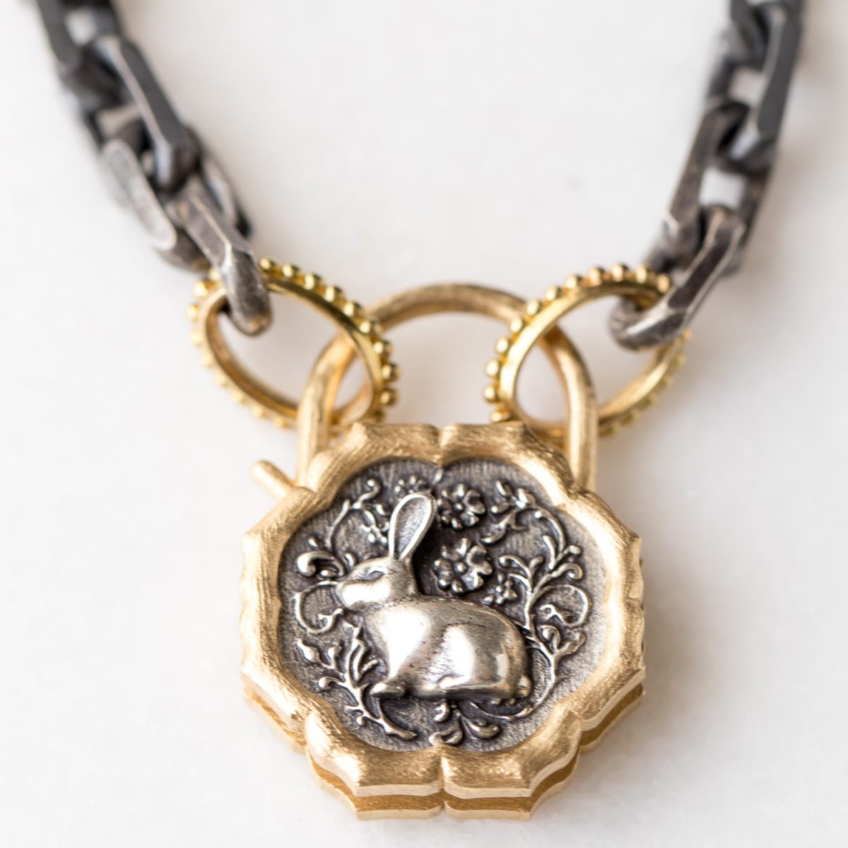 Rabbit Padlock Charm by Erica Molinari - NEWTWIST