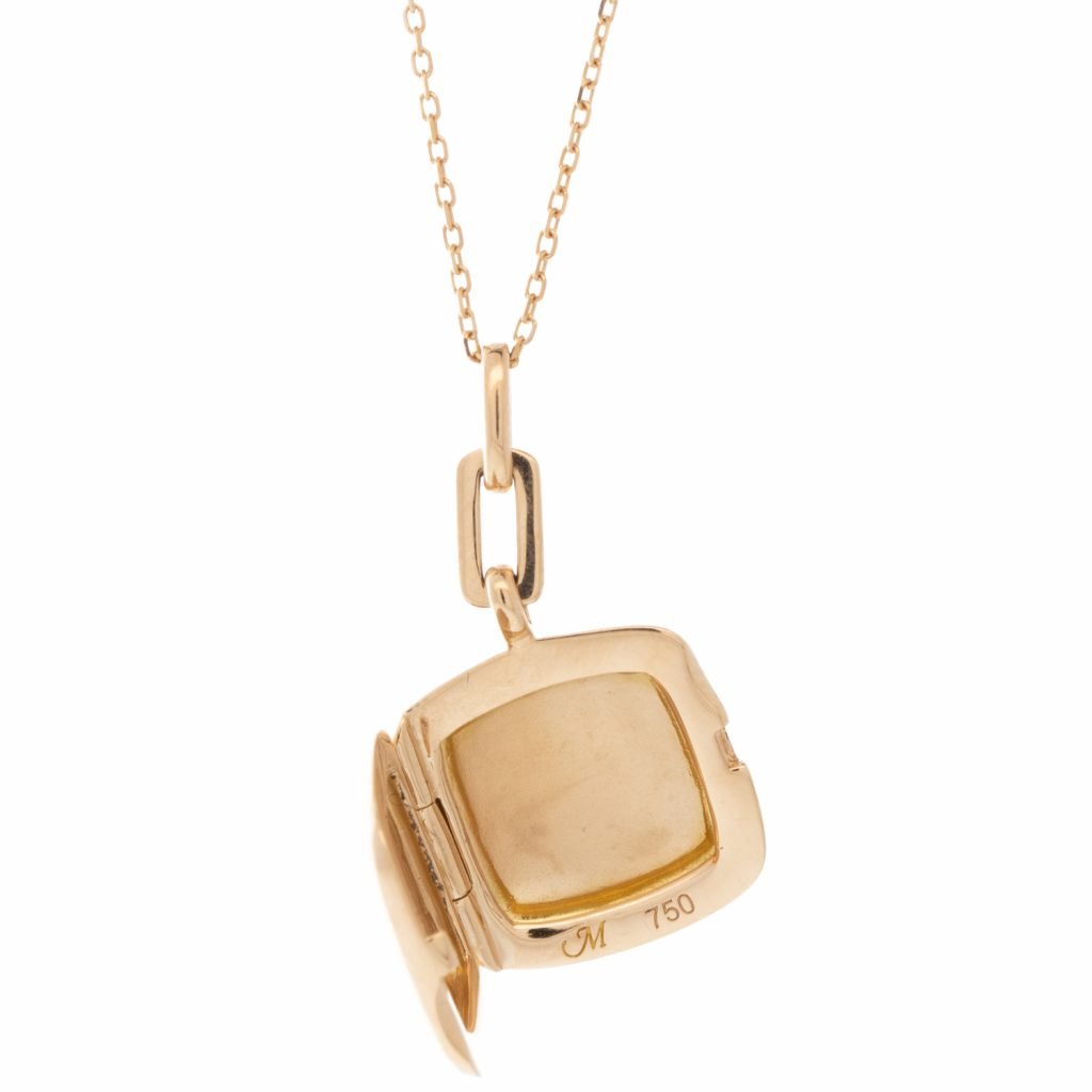 Rose Gold Viv Locket by Monica Rich Kosann - NEWTWIST