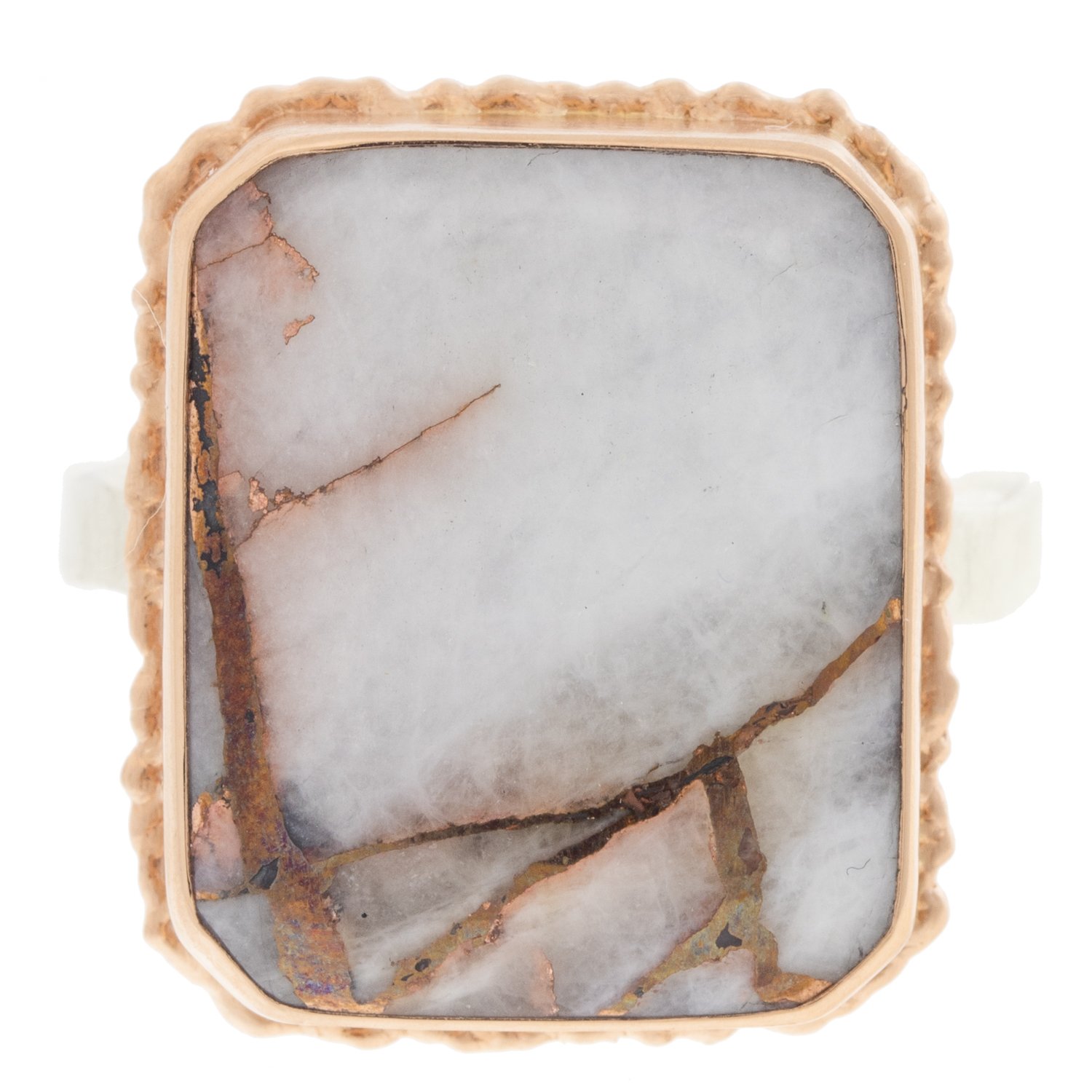 Copper in Quartz Ring by Jamie Joseph - NEWTWIST