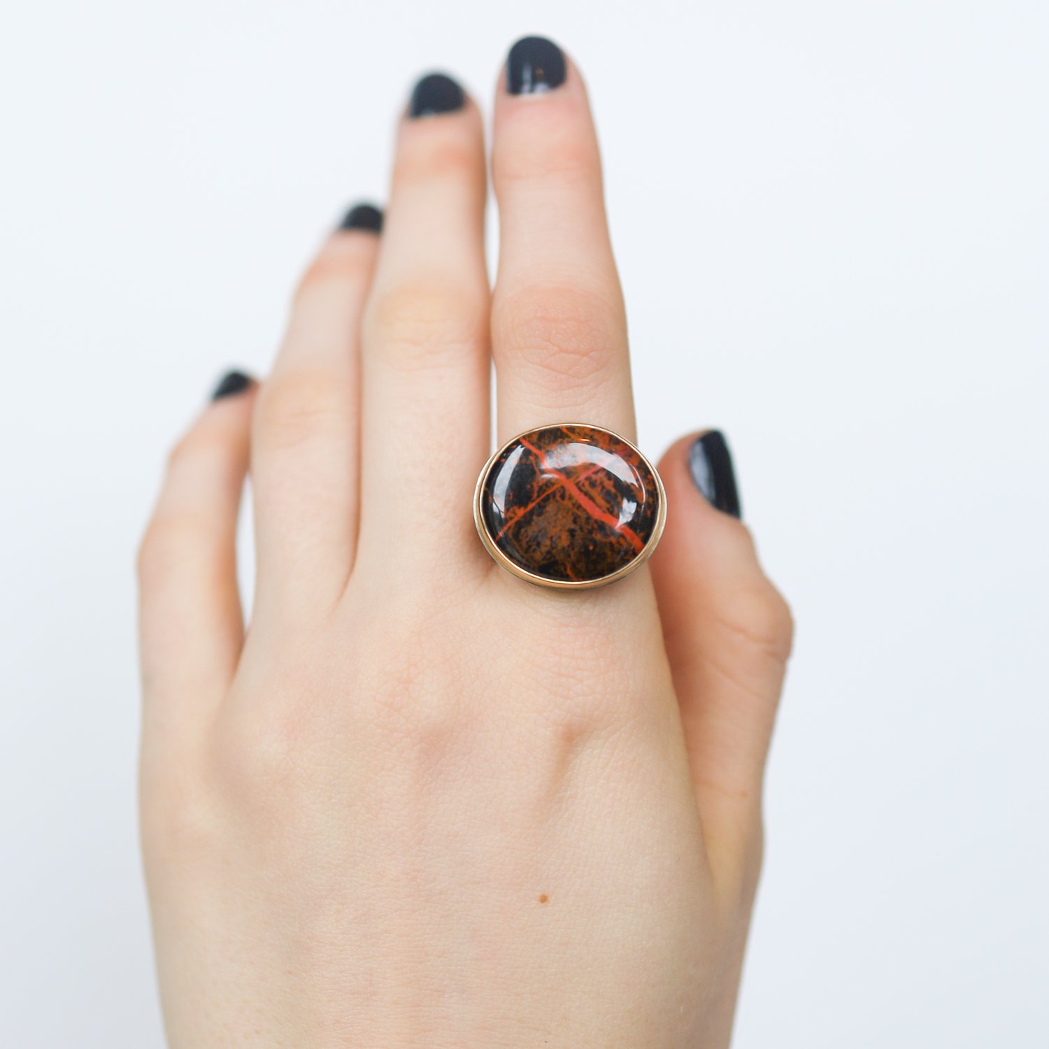 Trunk Show: Round cuprite ring by Jamie Joseph - NEWTWIST