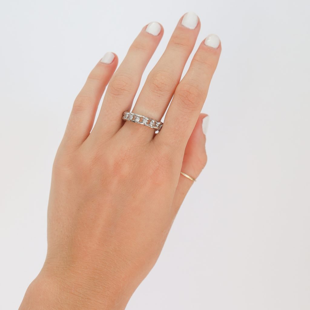 Linx Ring in Silver by Lauren Newton - NEWTWIST