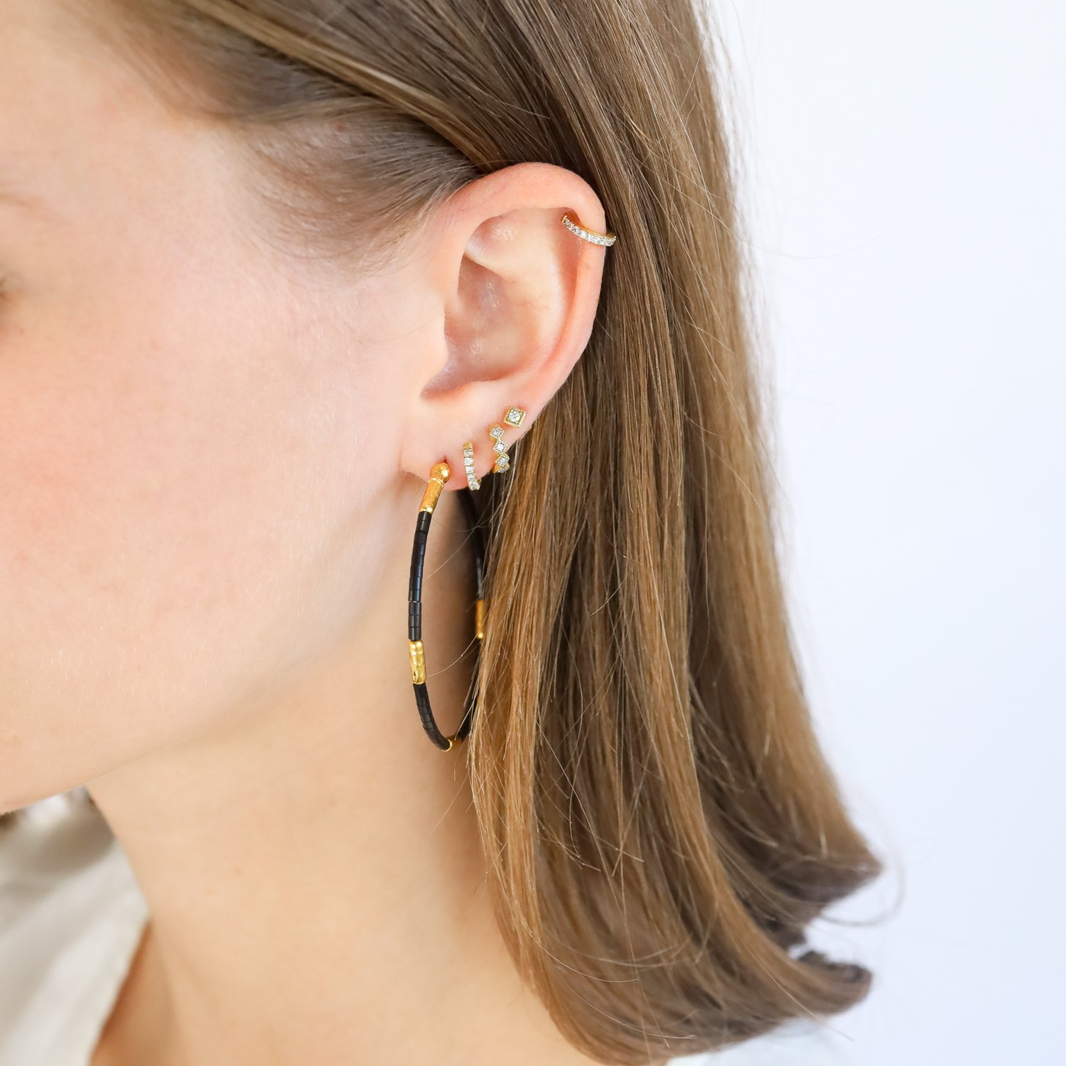 Spring Drop Hoops by Gurhan - NEWTWIST