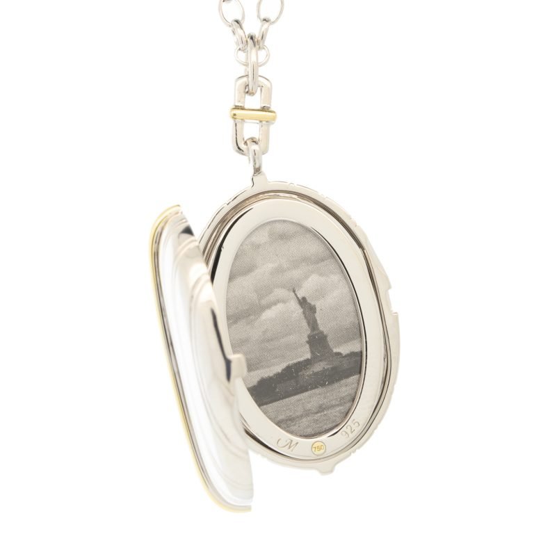 Slim Round Locket by Monica Rich Kosann - NEWTWIST