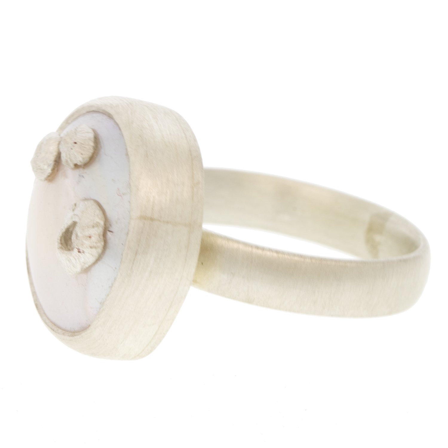 Pearl Barnacle Ring by Hannah Blount - NEWTWIST