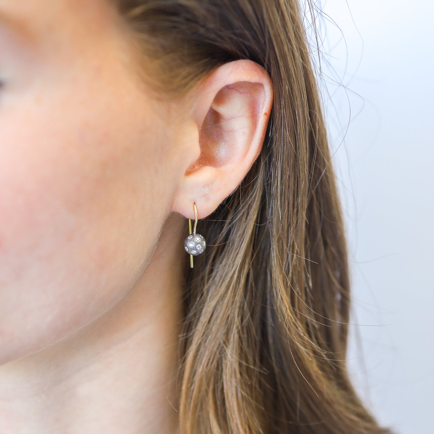 Rene Escobar Trunk Show: Ceres Earrings in Silver by Rene Escobar - NEWTWIST