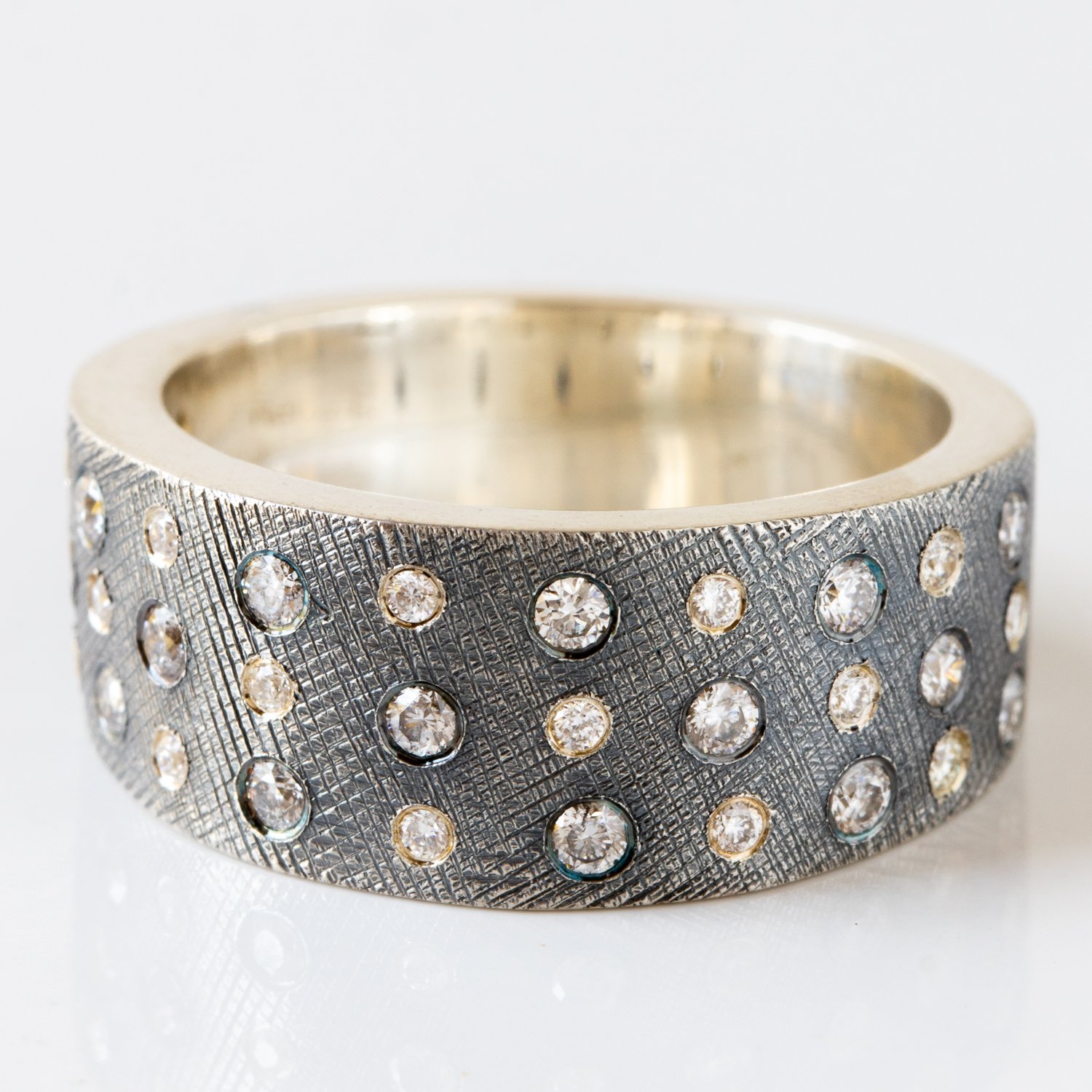 Rene Escobar Trunk Show: Small Stella Ring in Silver by Rene Escobar ...