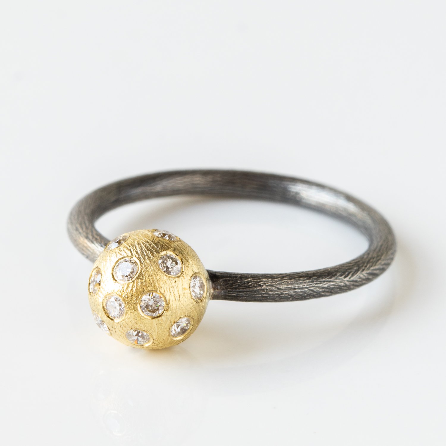 Rene Escobar Trunk Show: Mini Ceres Ring in Yellow Gold by Rene Escobar ...
