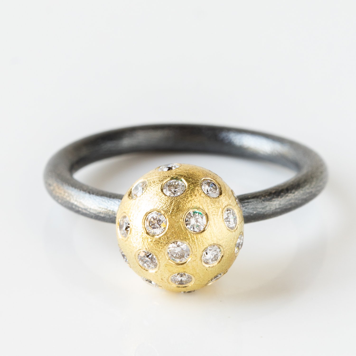 Rene Escobar Trunk Show: Medium Ceres Ring in Gold by Rene Escobar ...