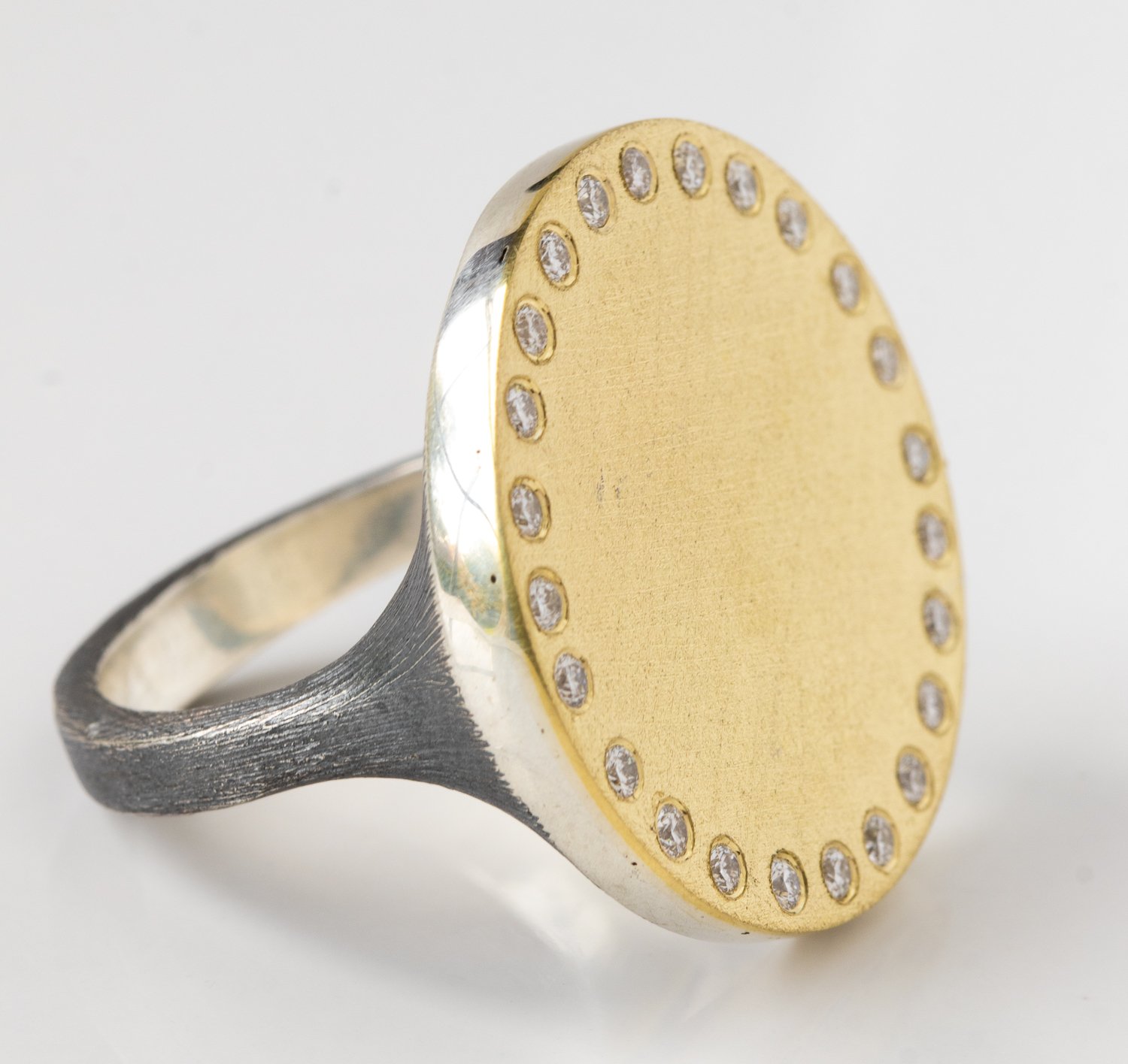 Rene Escobar Trunk Show: Large Ronde Ring in Yellow Gold by Rene ...