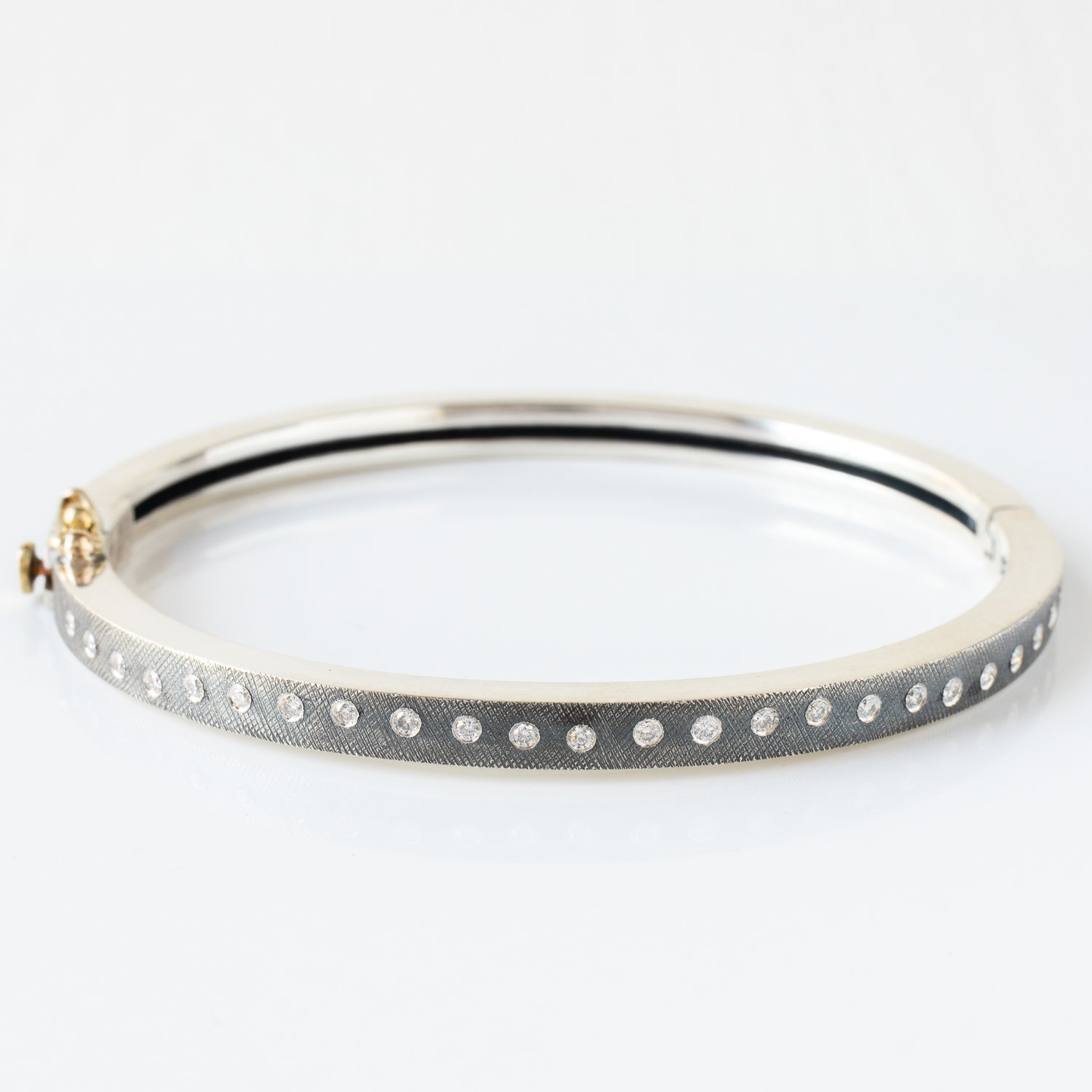 Rene Escobar Trunk Show: Rene Bangle in Silver by Rene Escobar - NEWTWIST