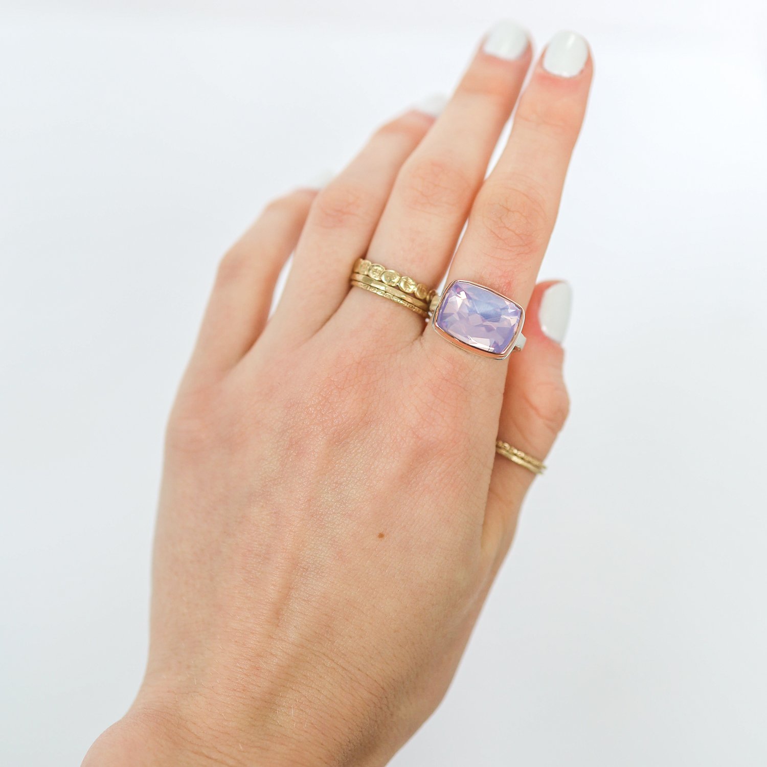 Small Lavender Amethyst Ring by Jamie Joseph - NEWTWIST