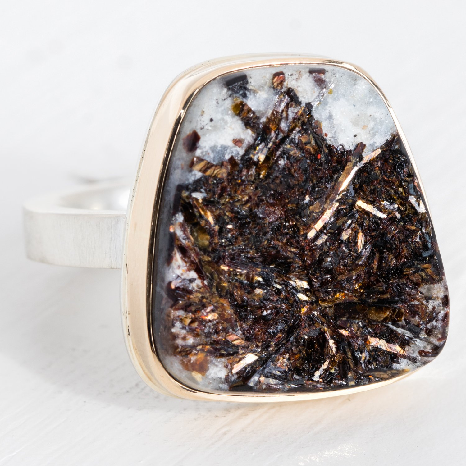 Trunk Show: Astrophyllite in Quartz Ring by Jamie Joseph - NEWTWIST