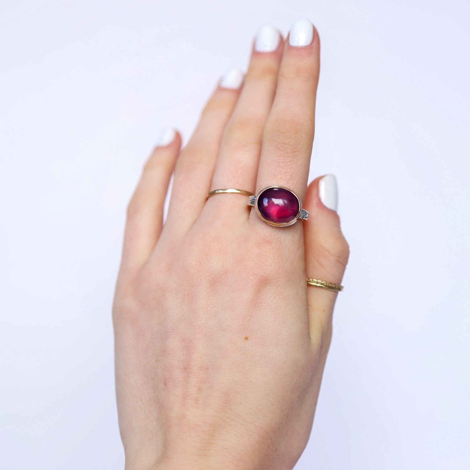 Trunk Show: Oval African Ruby Ring by Jamie Joseph - NEWTWIST