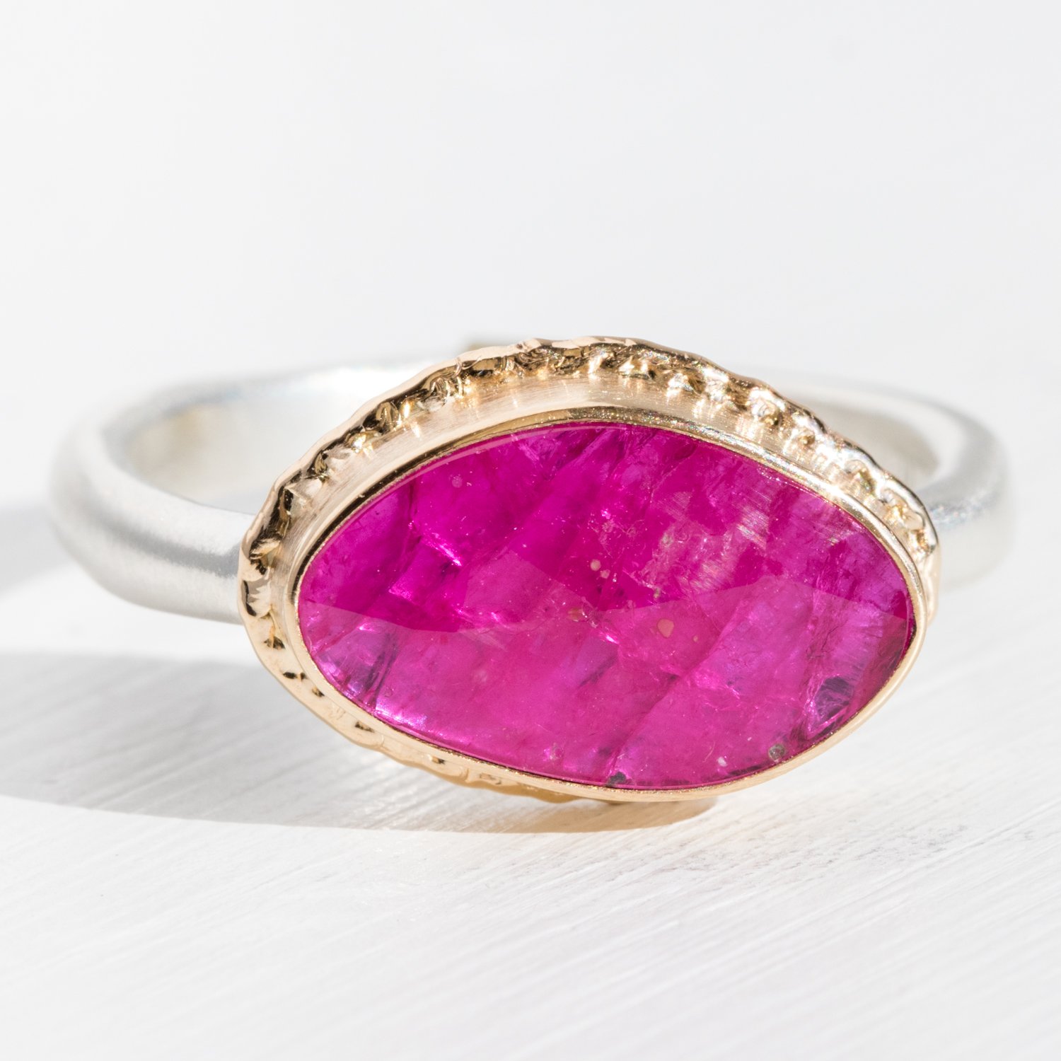 Trunk Show: Small African Ruby Ring by Jamie Joseph - NEWTWIST