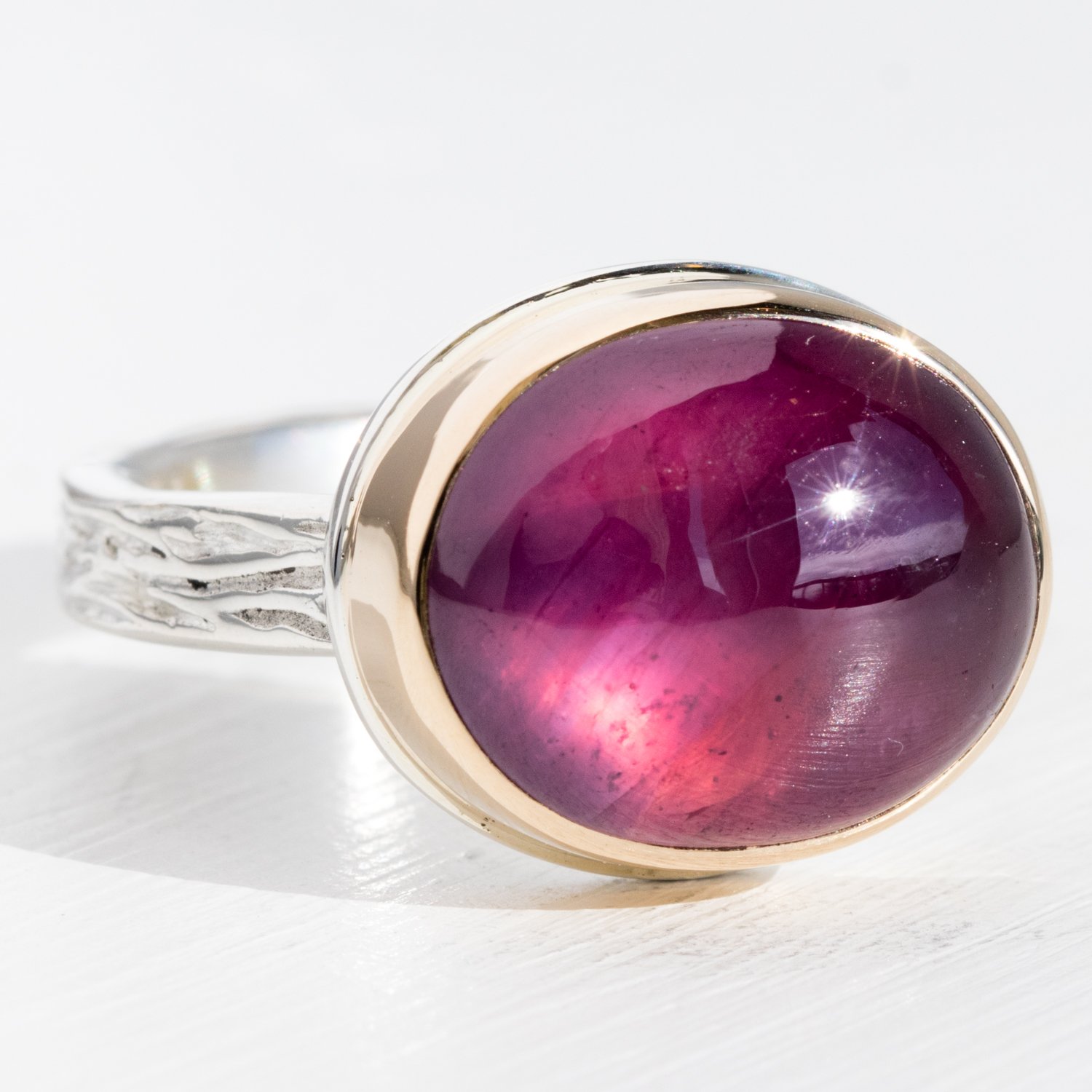 Trunk Show: Oval African Ruby Ring by Jamie Joseph - NEWTWIST