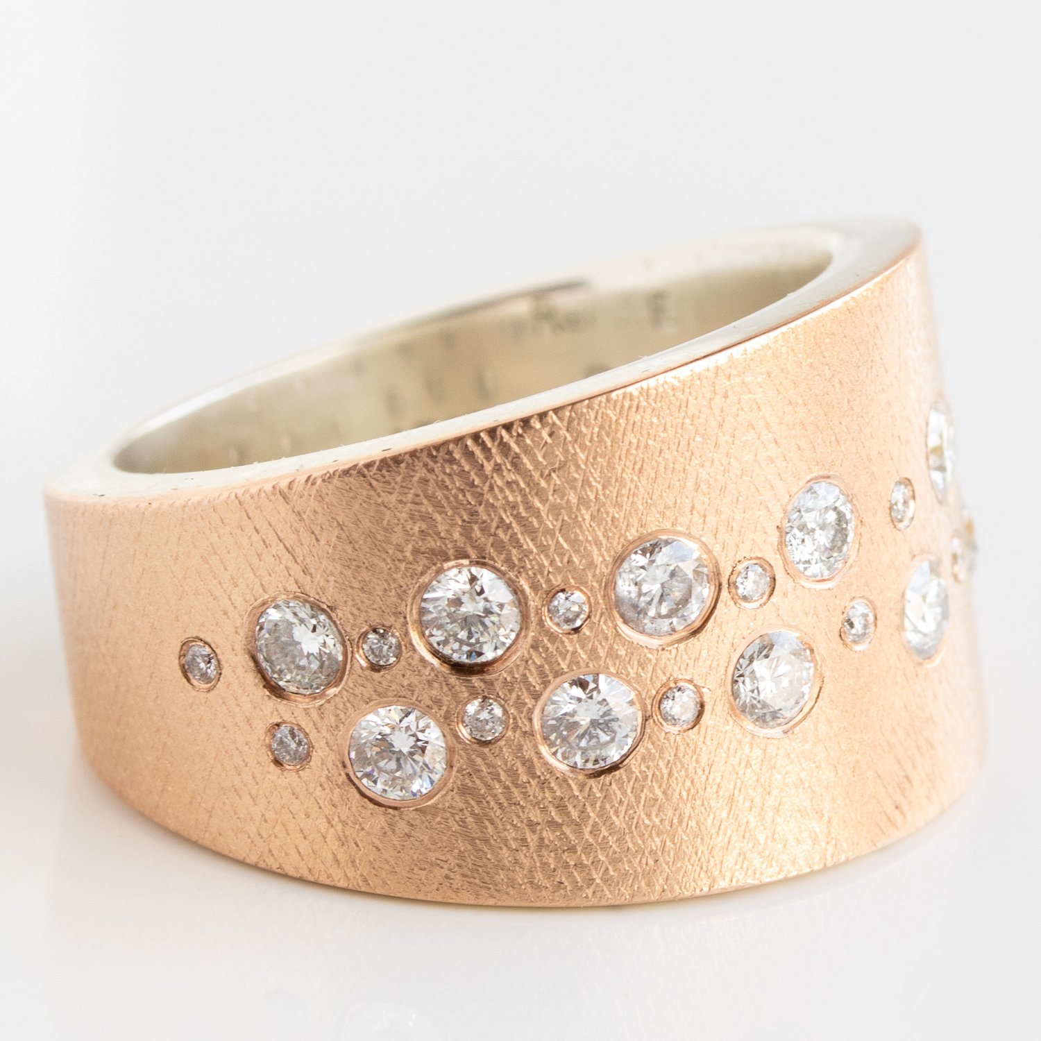 Rene Escobar Trunk Show: Medium Audry Ring in Rose Gold by Rene Escobar ...