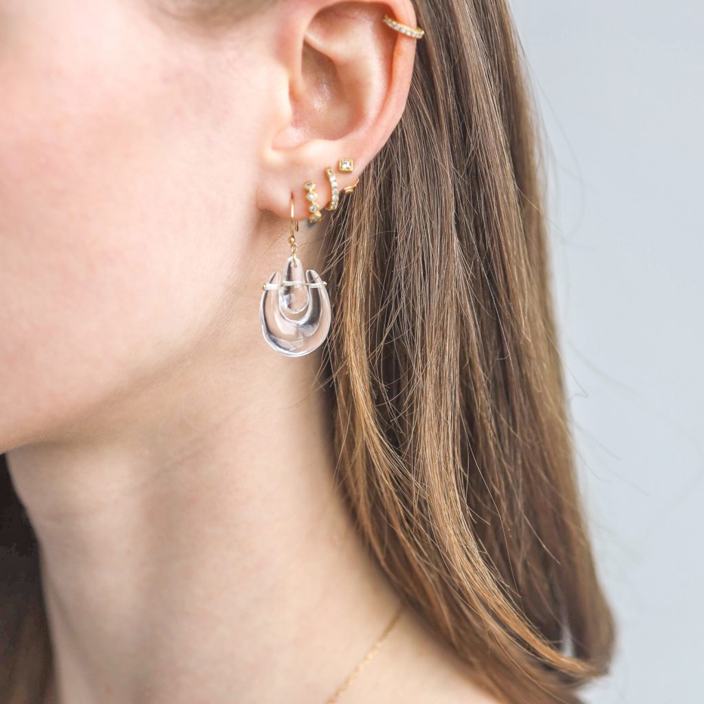 Crystal O'Keefe Earrings by TENTHOUSANDTHINGS - NEWTWIST