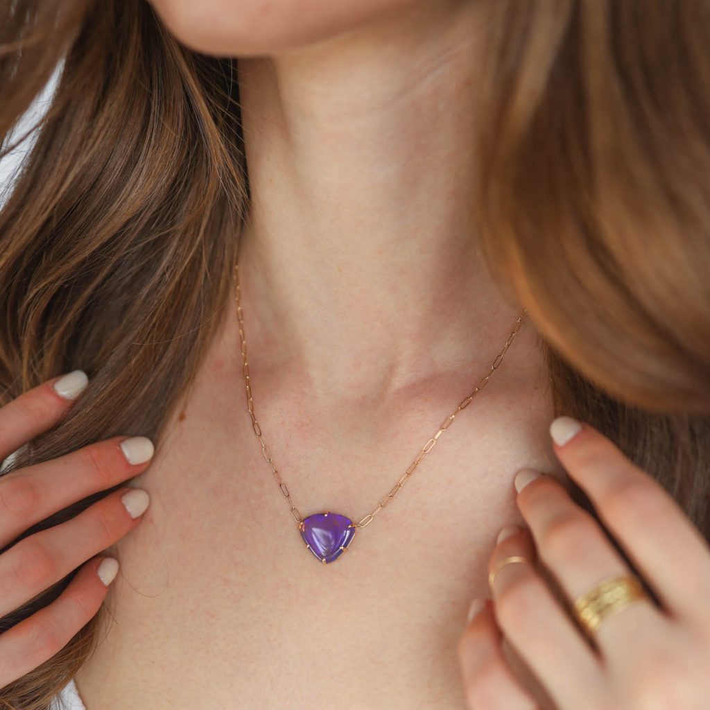 Jamie Joseph Trunk Show: Triangular Australian Opal Necklace by Jamie ...