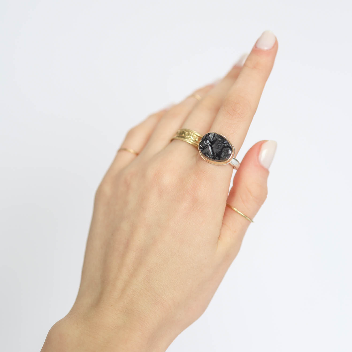 Jamie Joseph Trunk Show: Oval Andradite Ring by Jamie Joseph - NEWTWIST