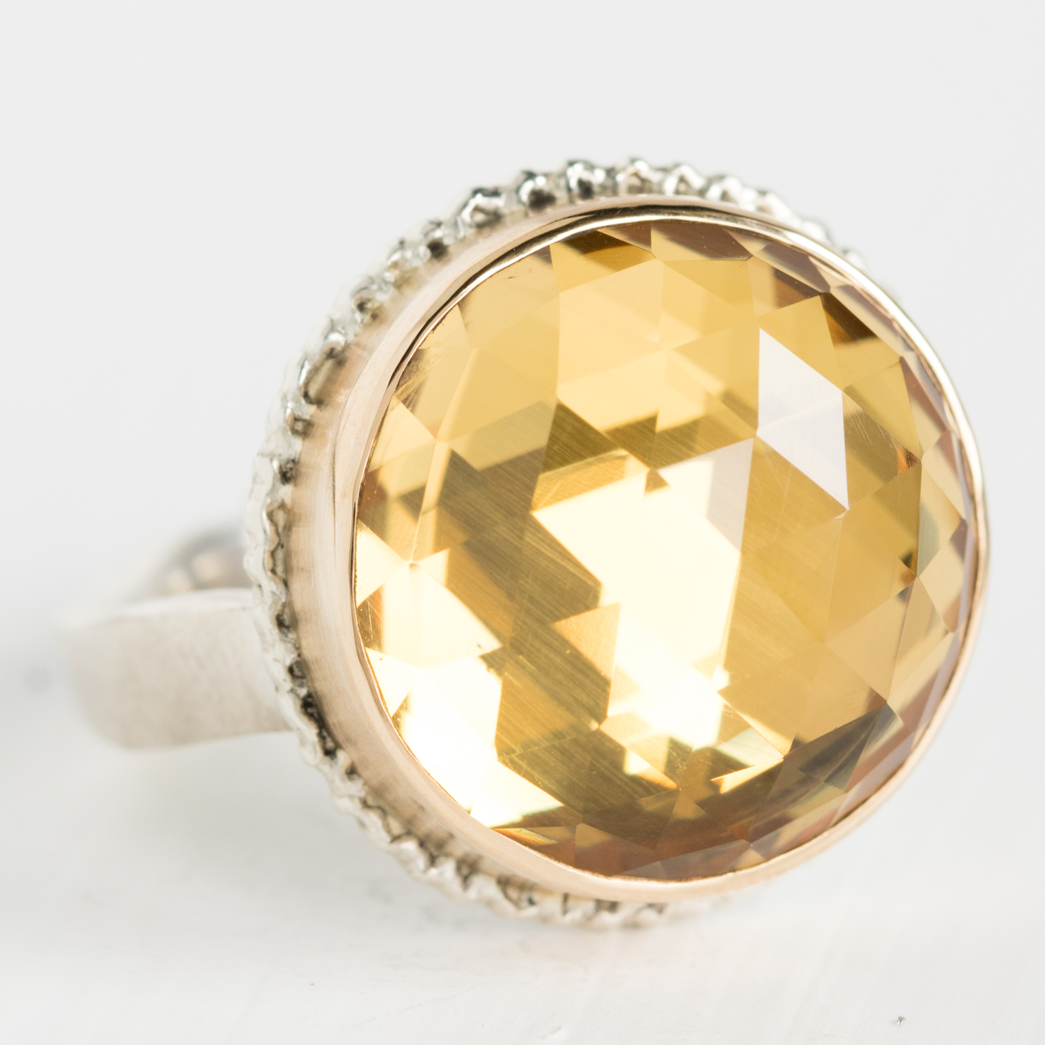 Jamie Joseph Trunk Show: Round Citrine Ring by Jamie Joseph - NEWTWIST