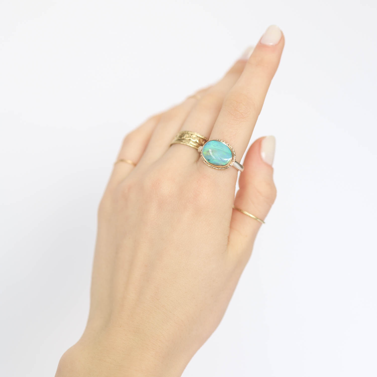 Jamie Joseph Trunk Show: Small Australian Opal Ring by Jamie Joseph ...