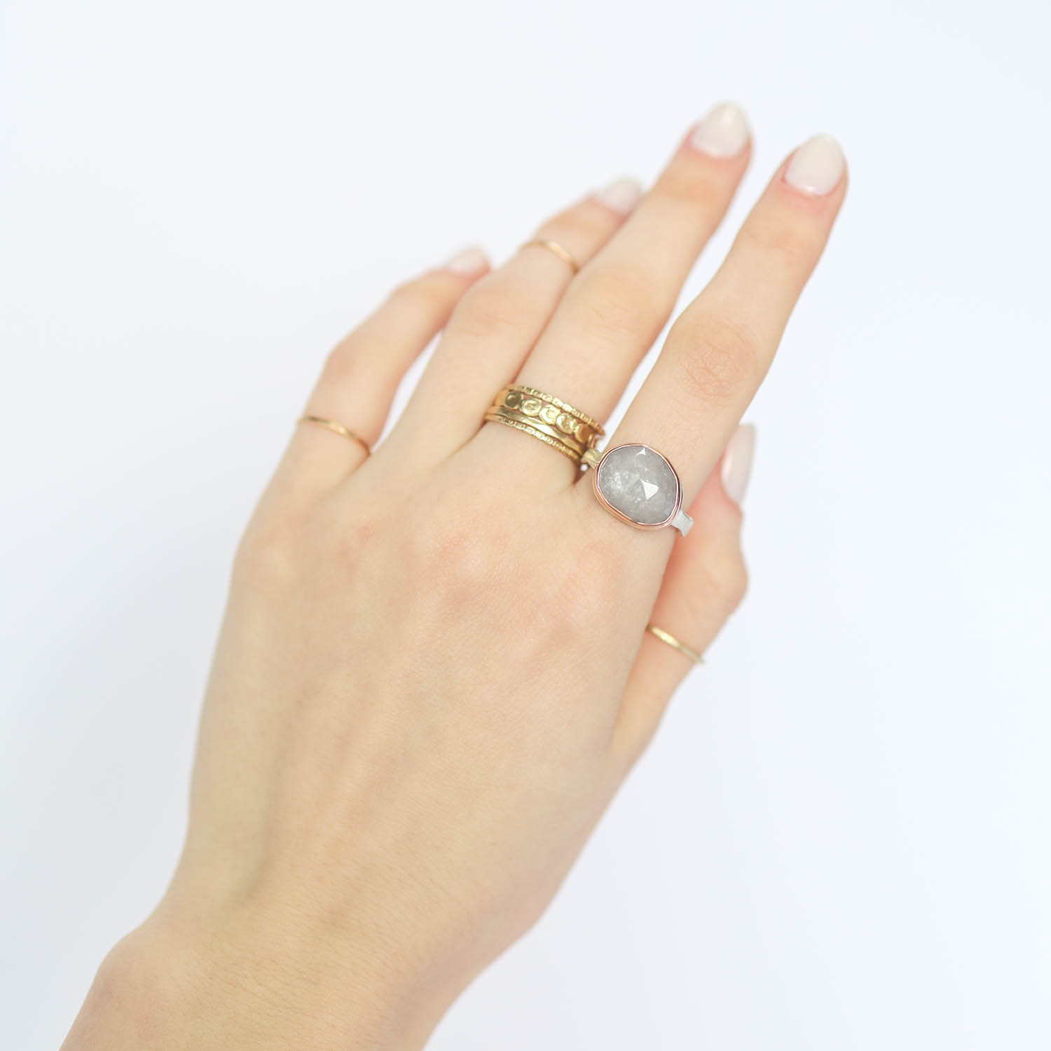 Jamie Joseph Trunk Show: Linen Sapphire Ring by Jamie Joseph - NEWTWIST