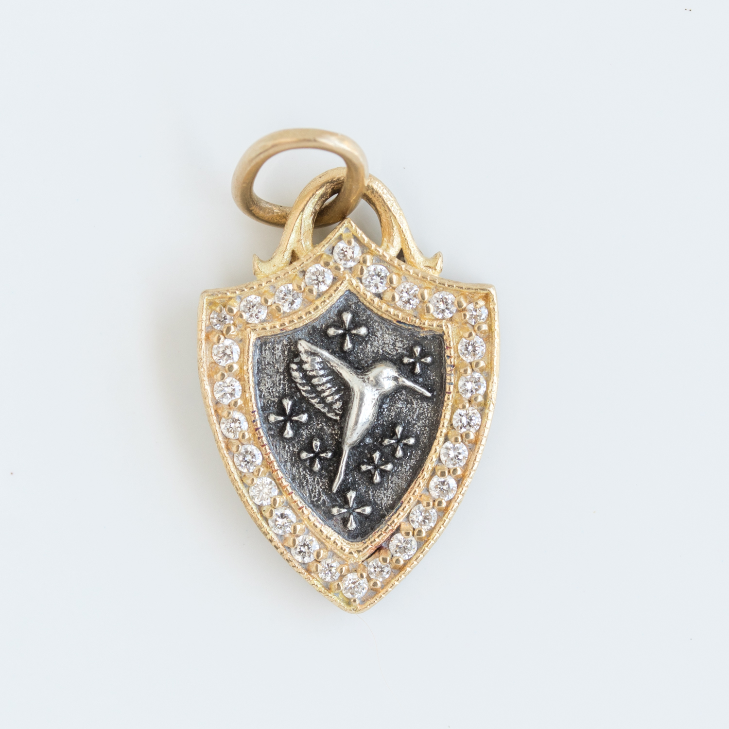 Trunk Show: Baby Ornate Diamond Hummingbird Shield by Erica Molinari ...