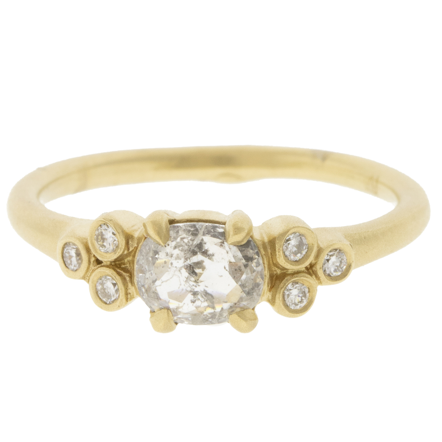 Victoria Cunningham Trunk Show: Oval Salt And Pepper Diamond Ring by ...