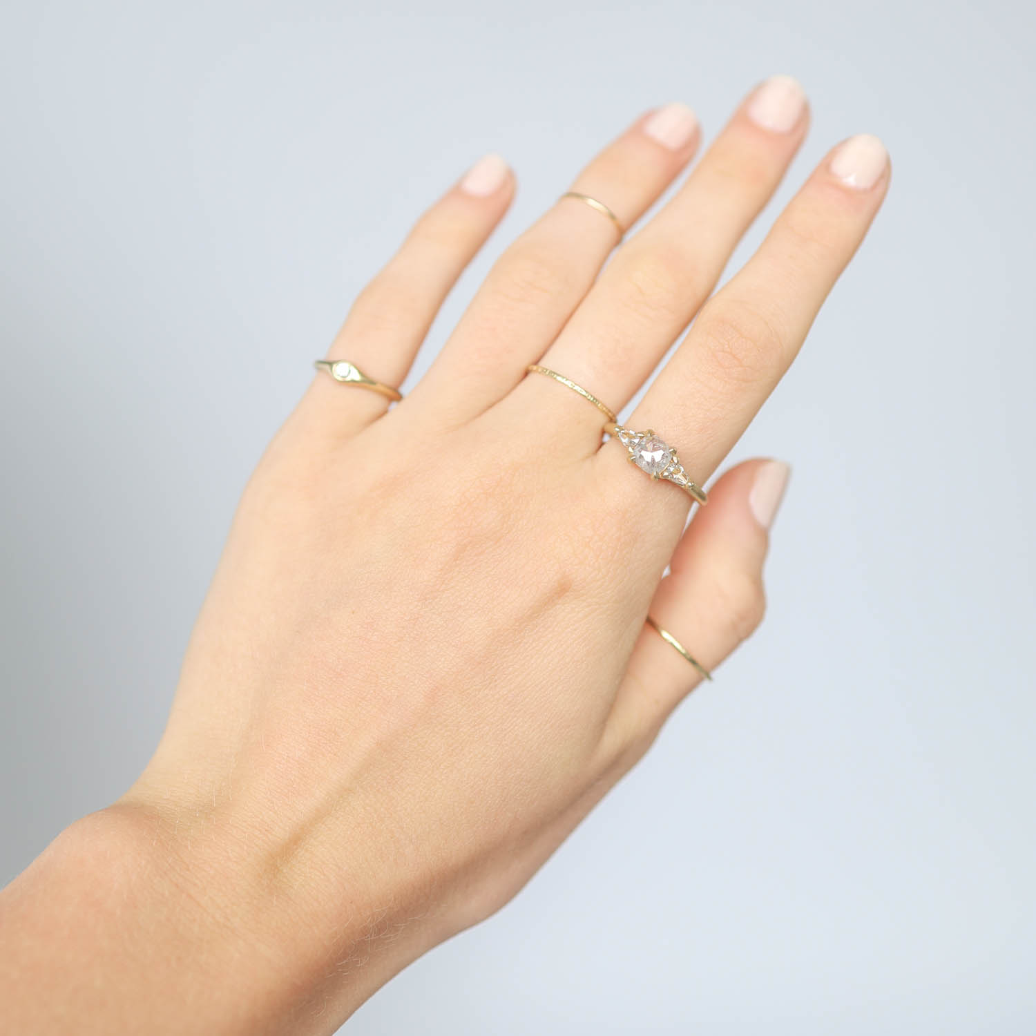 Victoria Cunningham Trunk Show: Cushion Cut Rustic Diamond Ring by ...