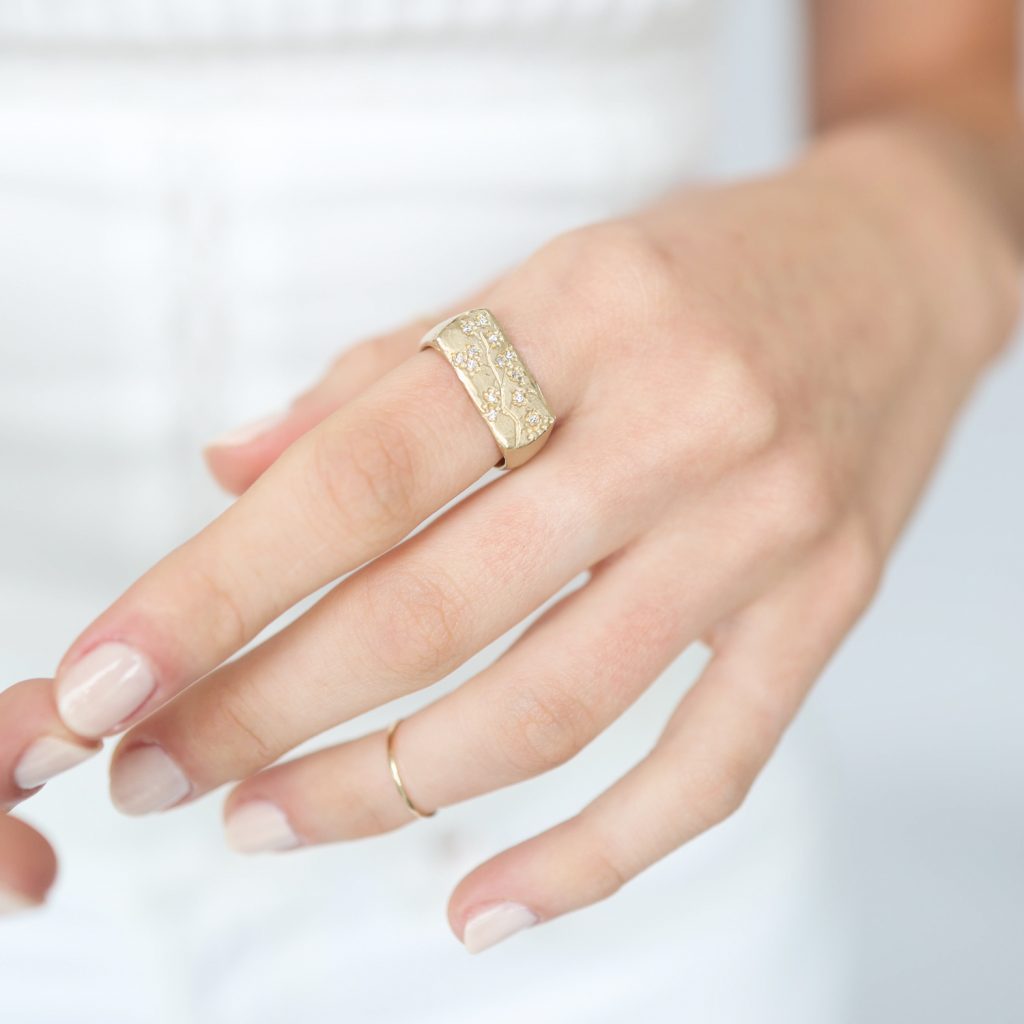 Victoria Cunningham Trunk Show: Cherry Blossom Bar Ring by Victoria ...