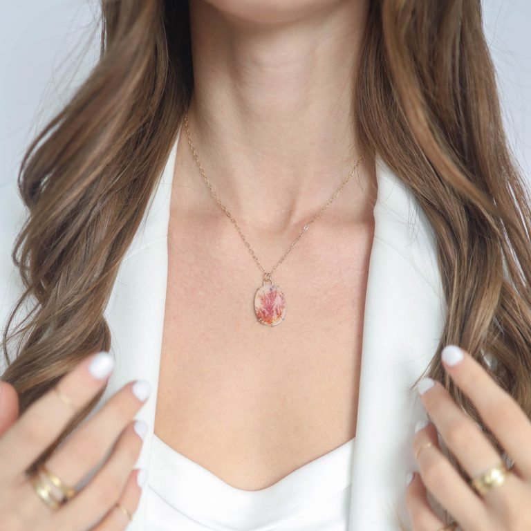 Sailor's Dream Dendritic Agate Necklace by Hannah Blount - NEWTWIST