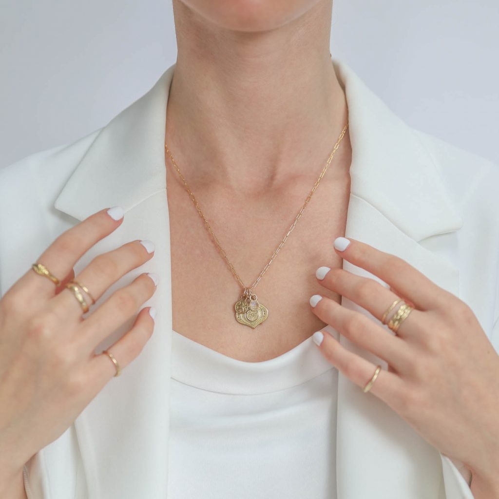 Moonstone Sunrise Necklace by Lulu Designs - NEWTWIST