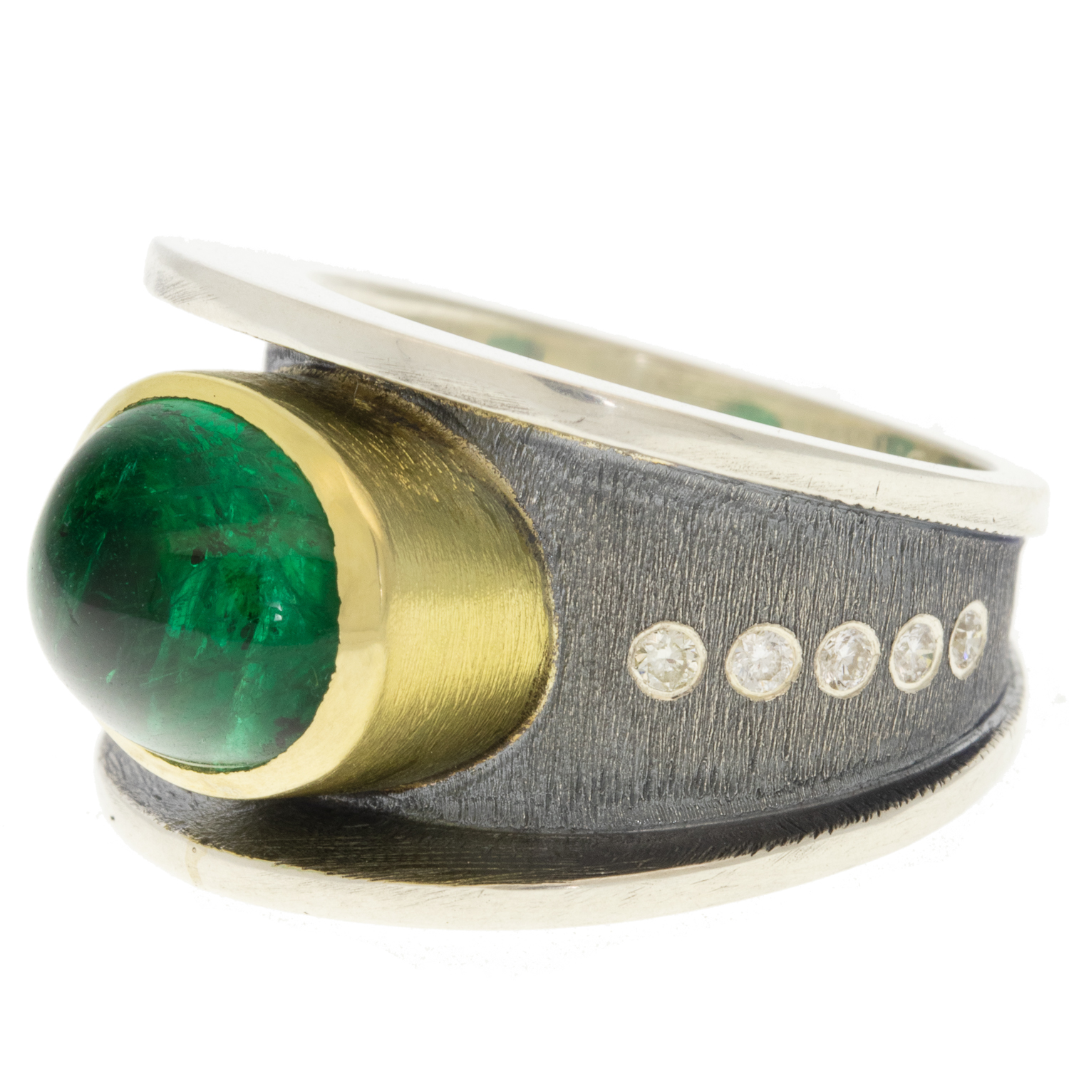 Rene Escobar Trunk Show: Emerald Ring by Rene Escobar - NEWTWIST