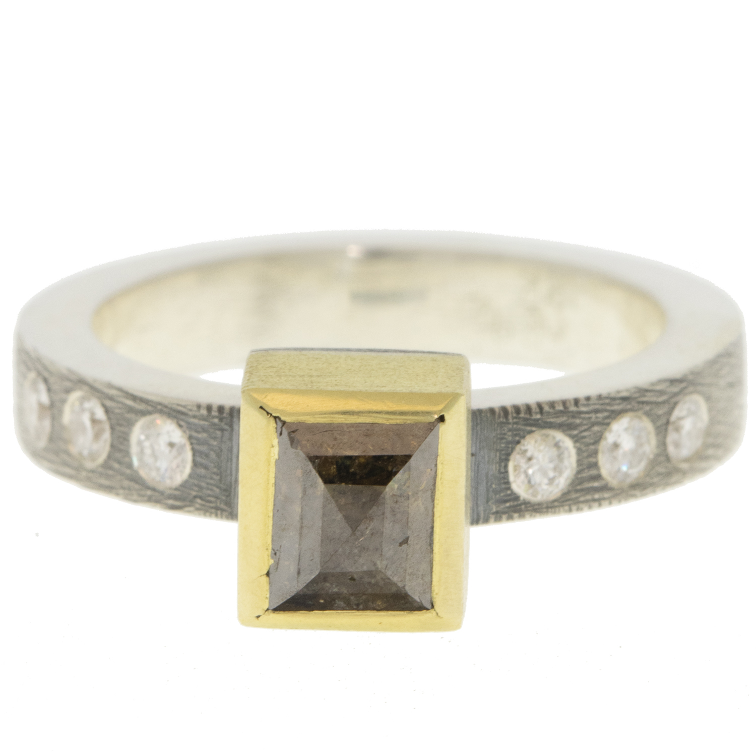 Rene Escobar Trunk Show: Rectangular Diamond Ring by Rene Escobar ...