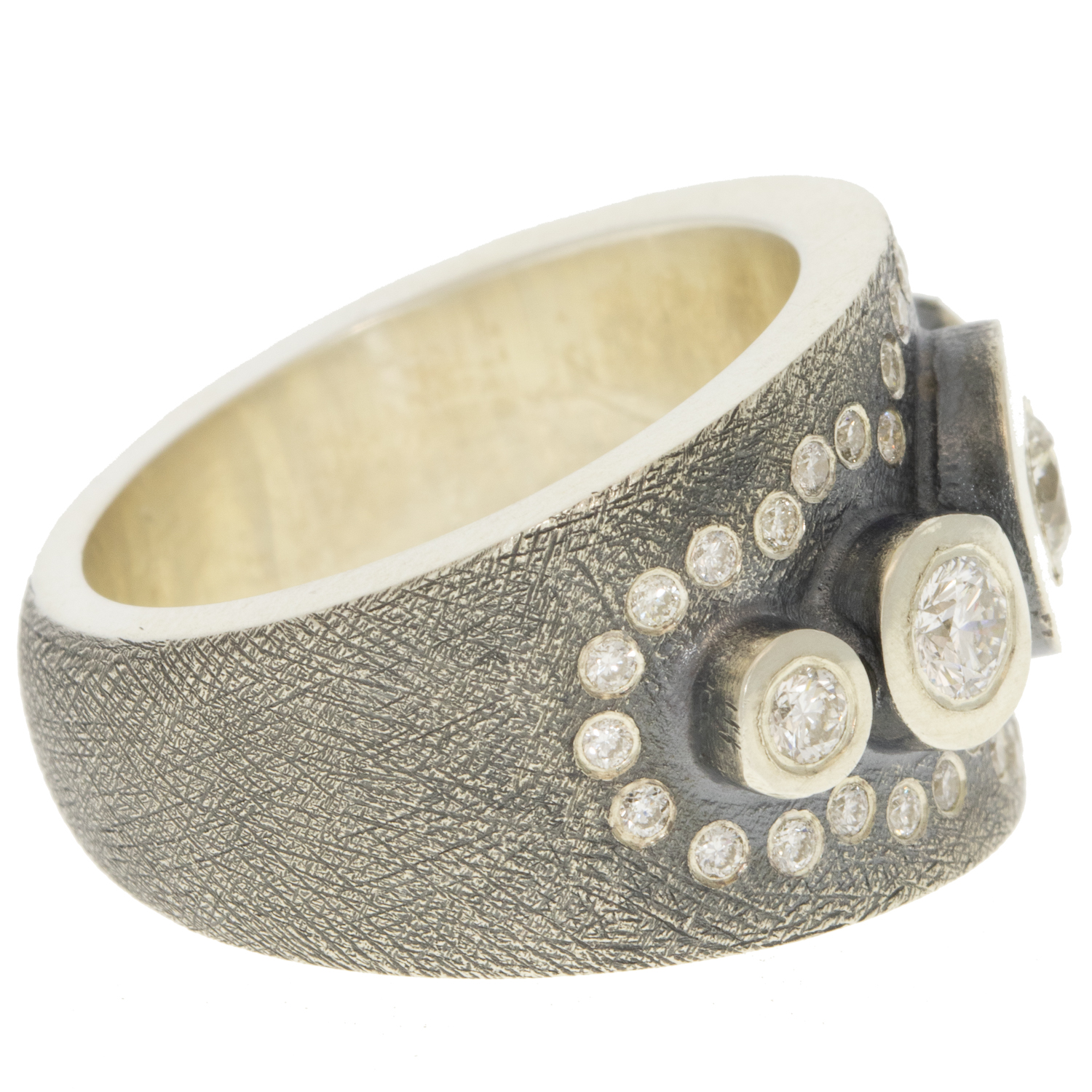 Rene Escobar Trunk Show: Silver Gabrielle Ring by Rene Escobar - NEWTWIST
