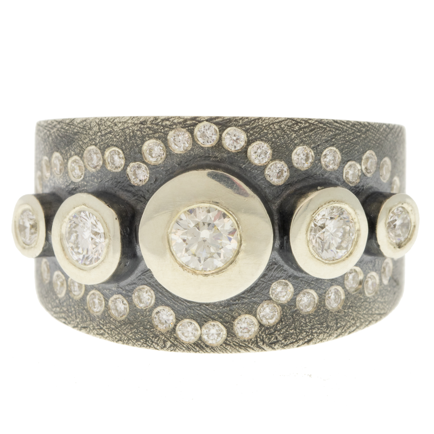 Rene Escobar Trunk Show: Silver Gabrielle Ring by Rene Escobar - NEWTWIST