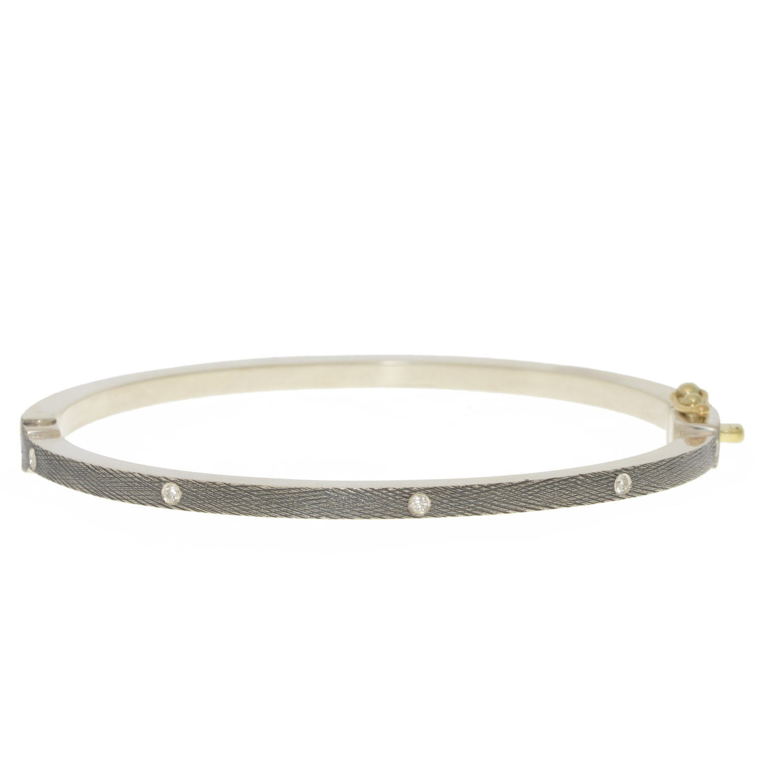 Rene Escobar Trunk Show: Rose Gold And Silver Olly Lux Bangle by Rene Escobar - NEWTWIST