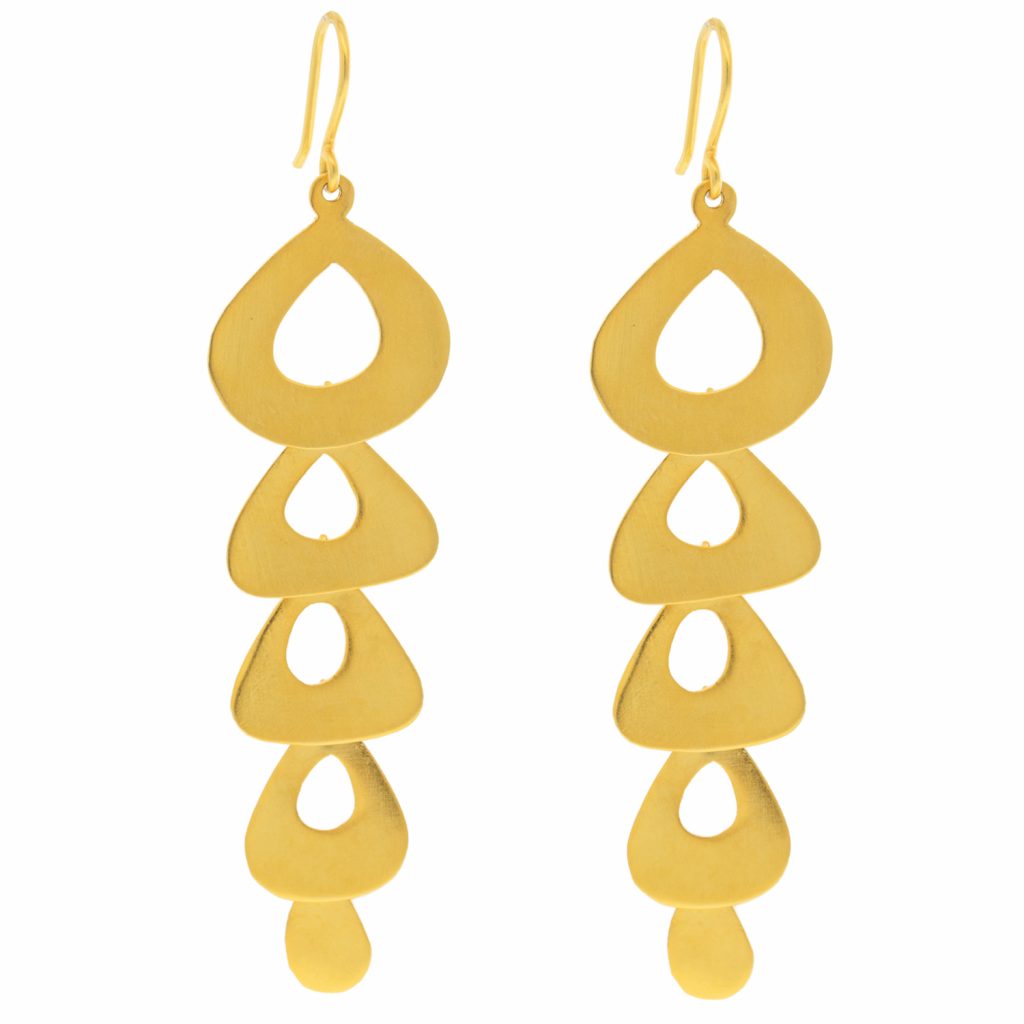 Organic Cascade Earrings by Jane Diaz - NEWTWIST