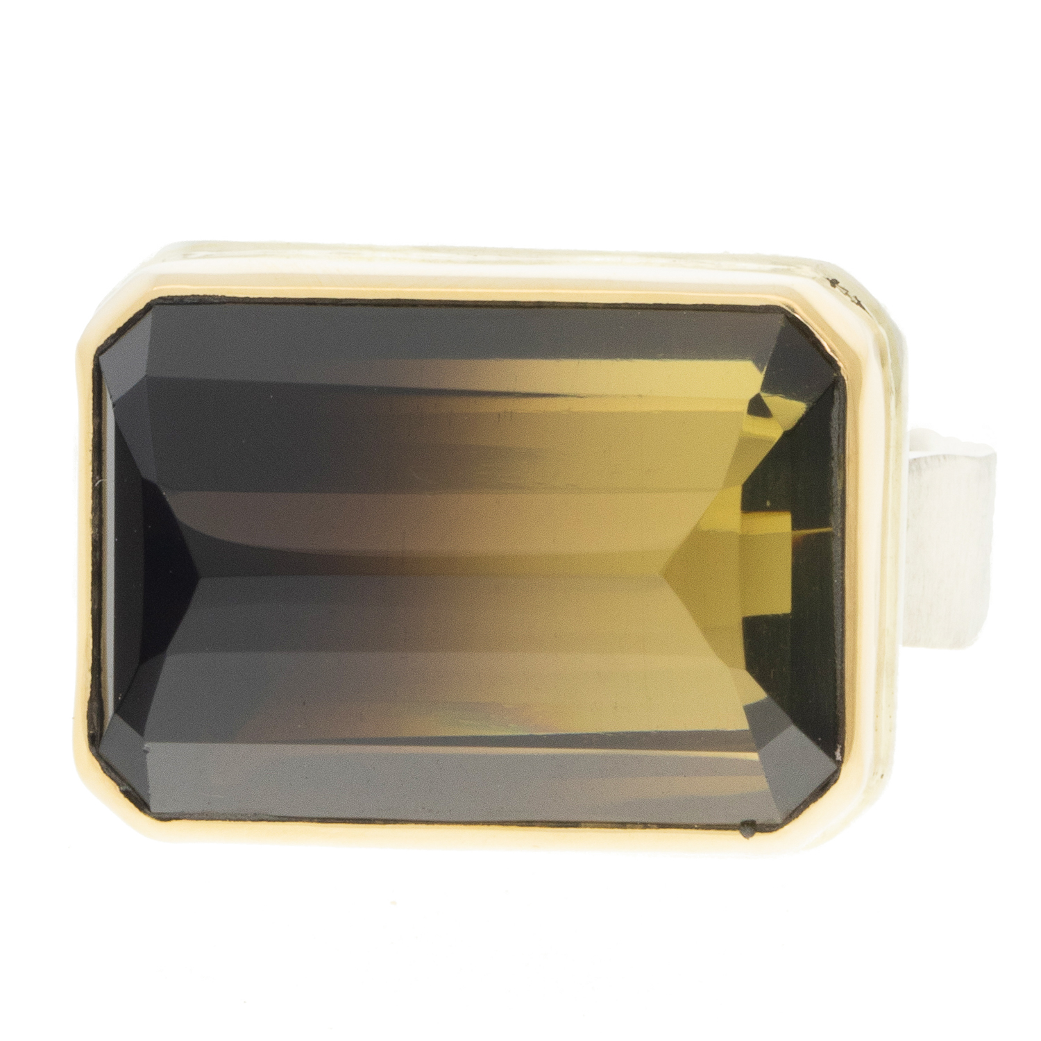 Inverted Bi-Color Quartz Ring by Jamie Joseph - NEWTWIST