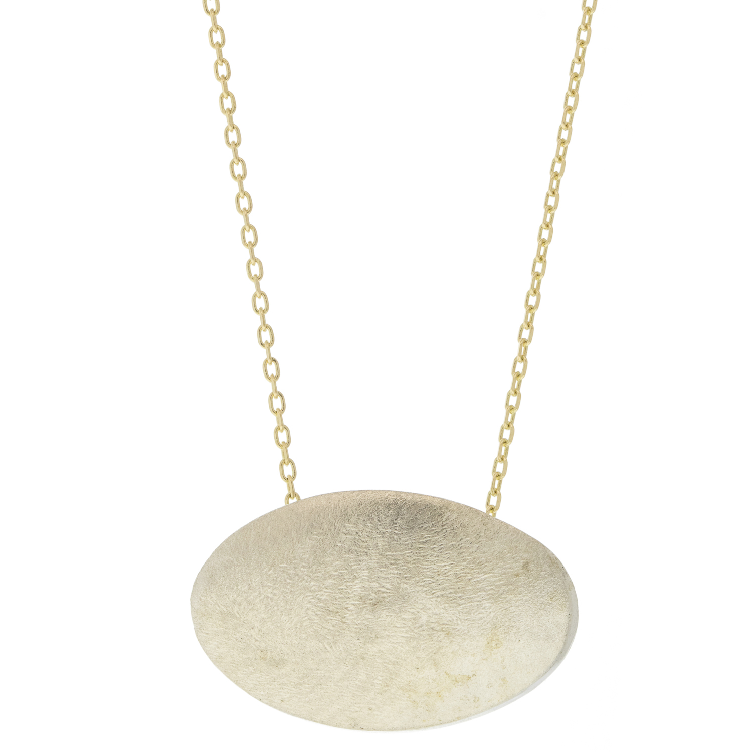 Large Oval Shadow Pendant by Shaesby - NEWTWIST