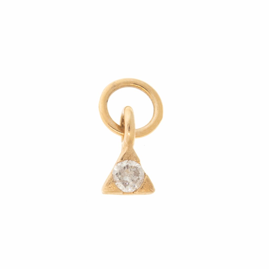 Petite Diamond Kite Earring Charm by Jude Frances - NEWTWIST