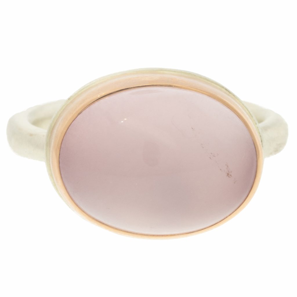 Surface Cut Astrophyllite in Quartz Ring by Jamie Joseph - NEWTWIST