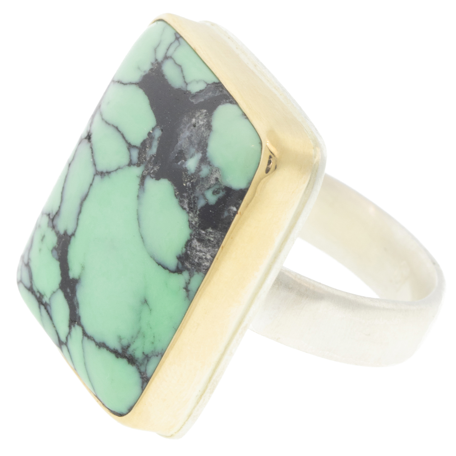 Emerald Rose Variscite Ring by Jamie Joseph - NEWTWIST