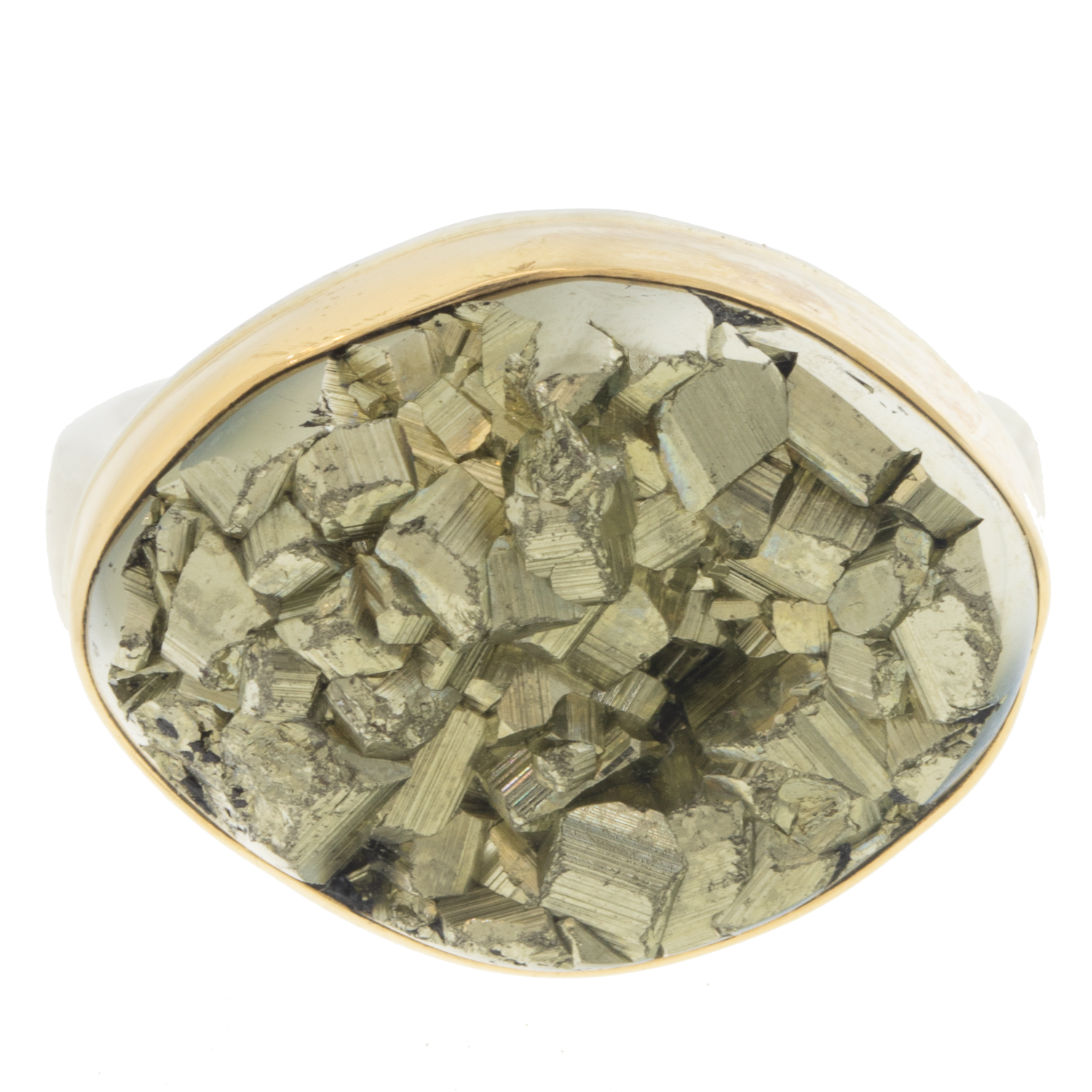 Asymmetrical Pyrite Ring by Jamie Joseph - NEWTWIST
